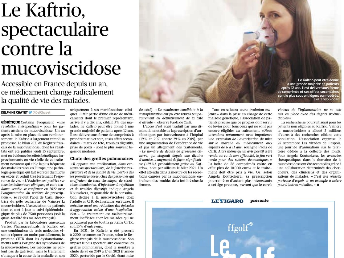 Mucoviscidose : Marc Le Fur fier d'avoir contribué à la mise sur le ...